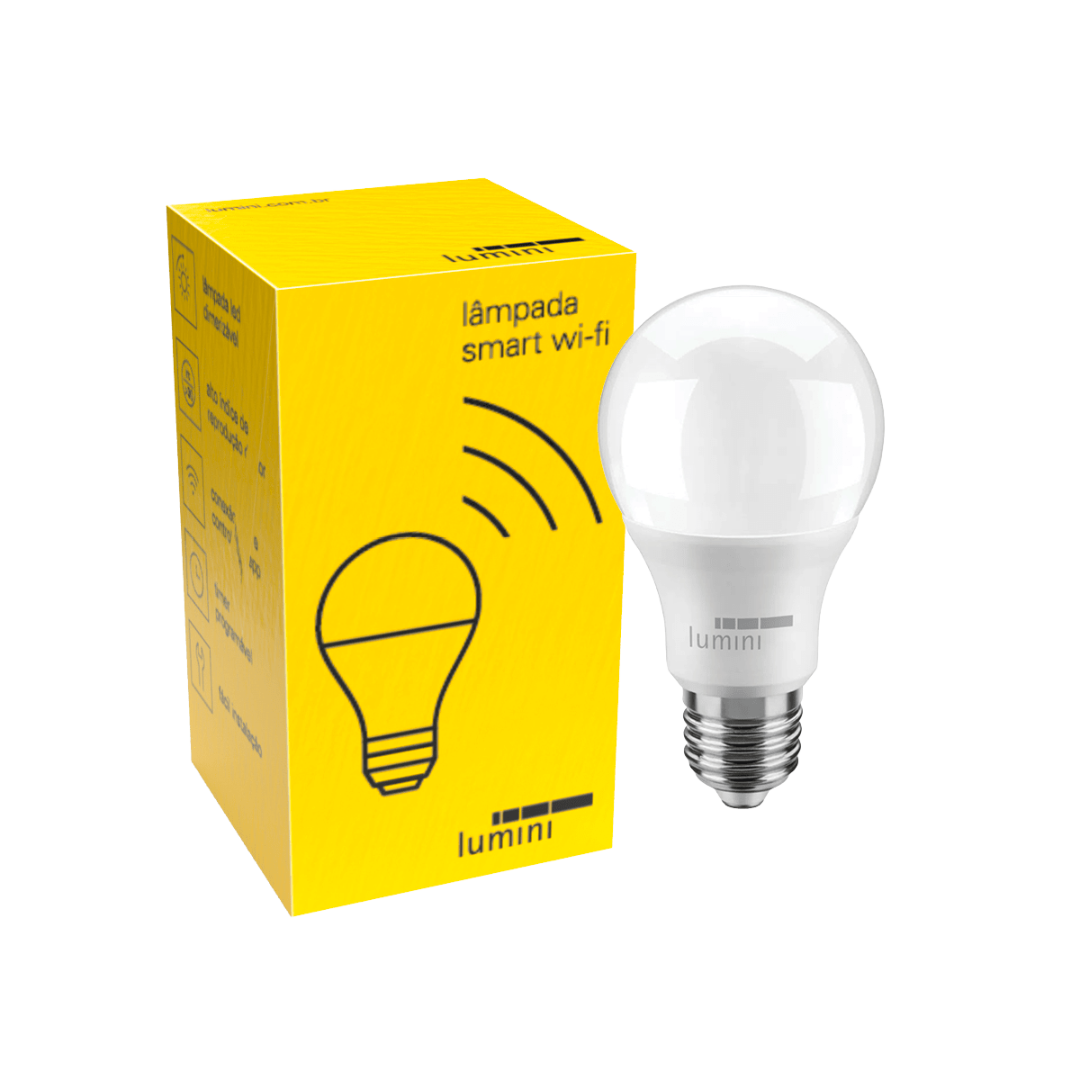 lâmpada smart lumini | luz e forma | lumini